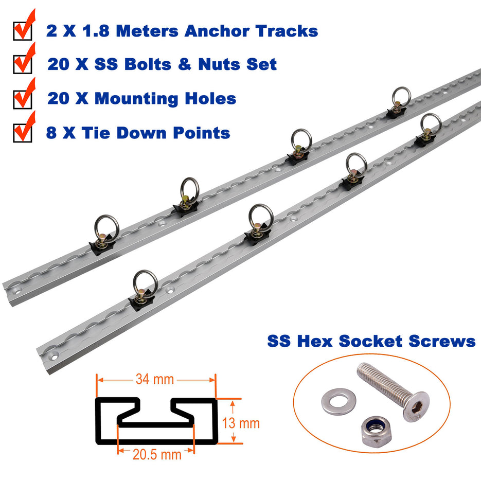Anchor Track for Secure Cargo Management | Handbwarehouse – H&B Warehouse