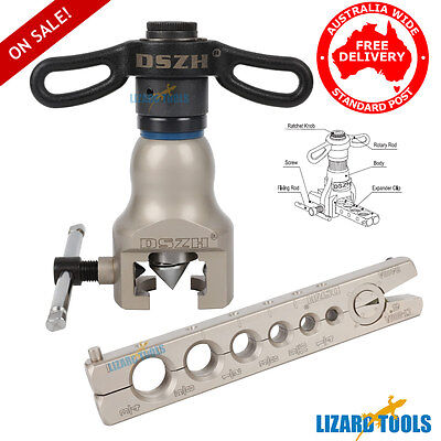 Genuine Ratchet Flaring Flare Tool Kit R410A Refrigeration Eccentric C ...