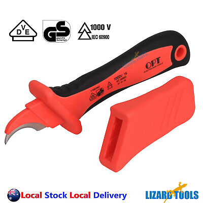 Trades Grade 1000V VDE Insulated Cable Knife Wire Cable stripper Strip ...