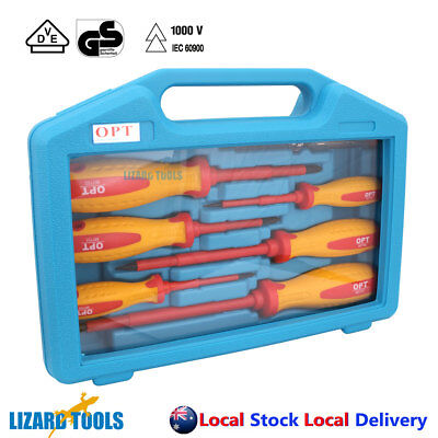 Industrial Grade VDE GS 1000V 7 Pcs Insulated Screw driver Set Electri – H&B Warehouse