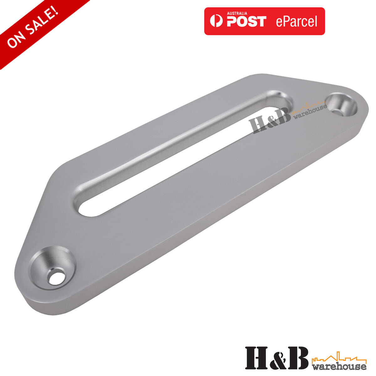 254mm Offset Alloy Winch Hawse Fairlead Synthetic Dyneema Rope ARB TJM ...