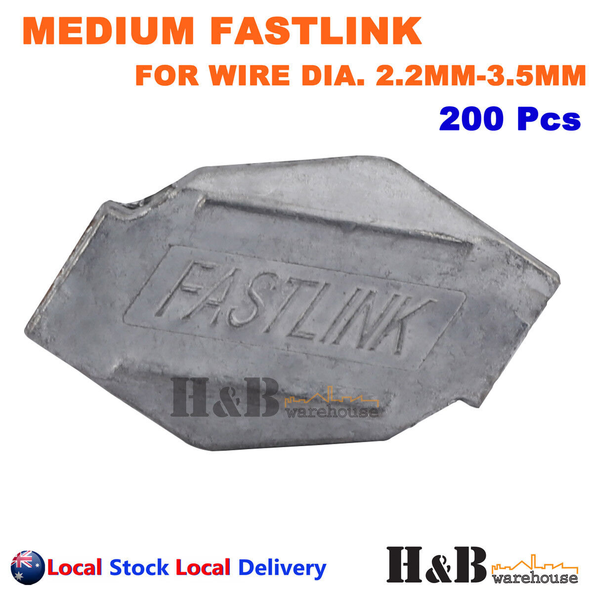 200X Medium Fastlink Wire Joiners Fence Fencing Joiner Gripple Tension ...