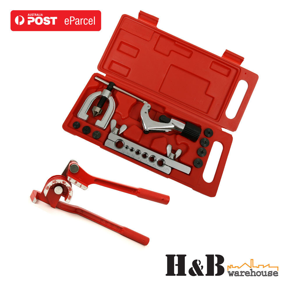 DIY Double Flaring Tube Bender Flare Tool Kit Brake Lines Air Conditio ...