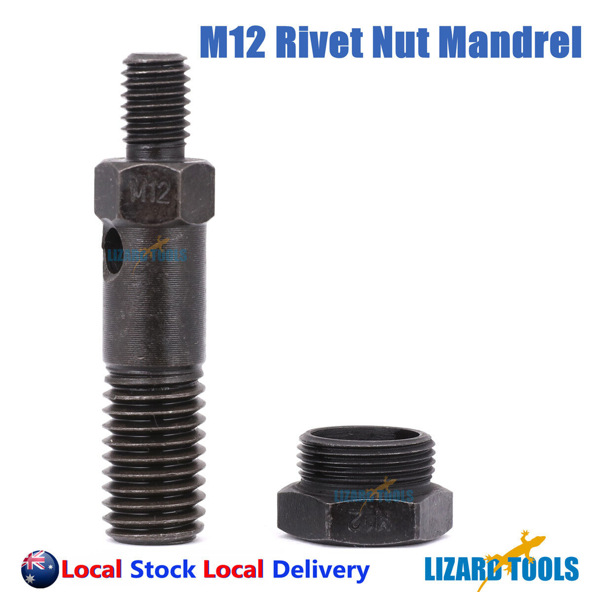 M12 Mandrel Replacement Spare For Nutsert Tool Rivnut Gun – H&B Warehouse