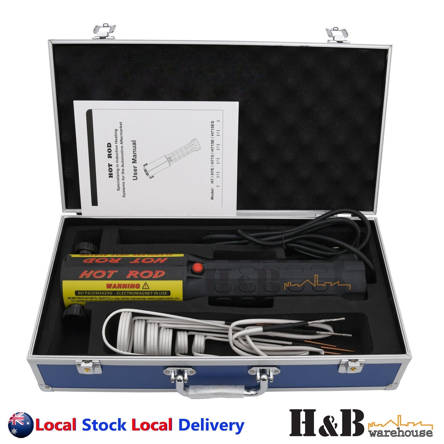 Genuine Flameless Magnetic Induction Heat Kit 220V-240V 1000W 6A 8 Coi ...