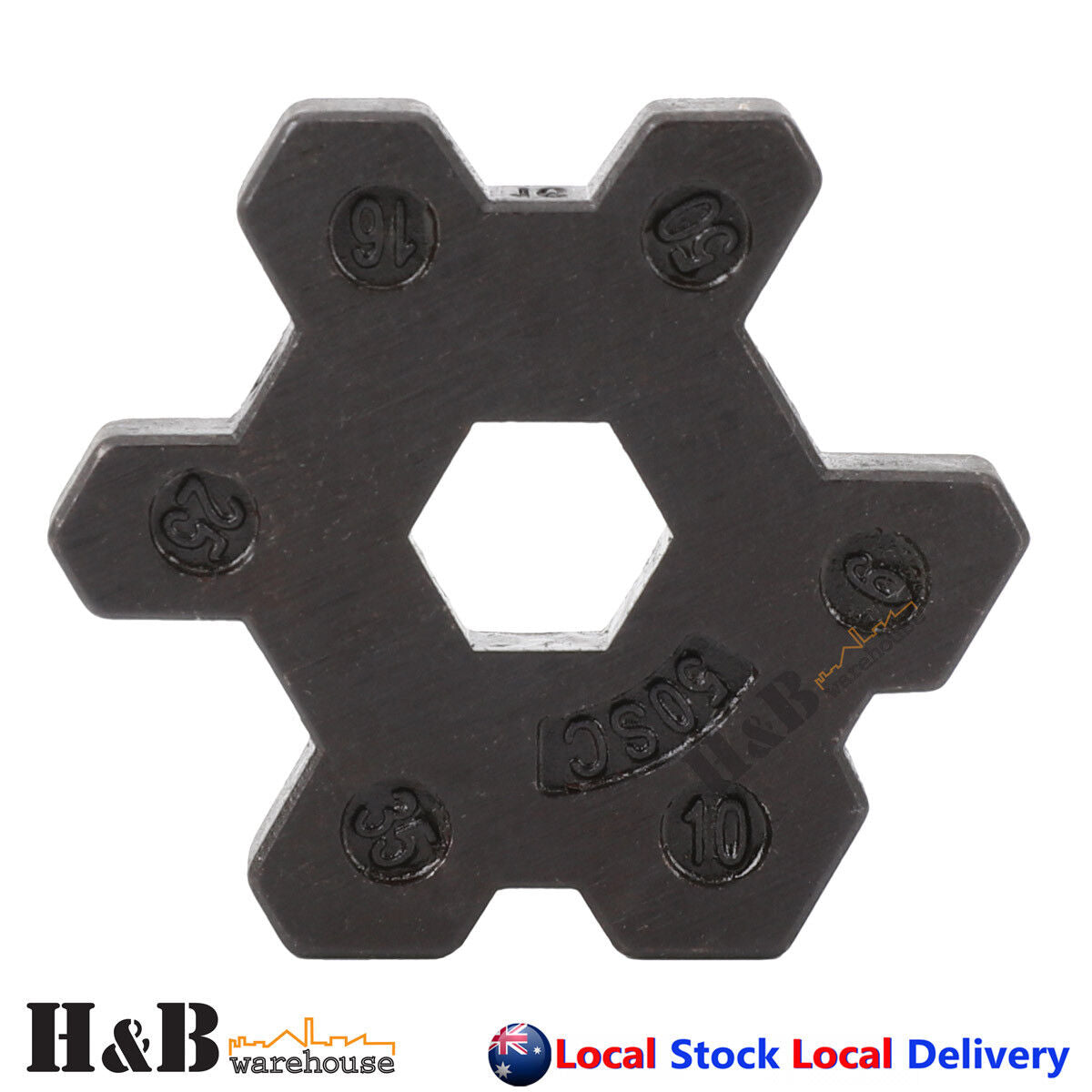 6-50 mm² Anderson Plug Hand Swager Crimping Tool Indent Cable Lug Hex ...