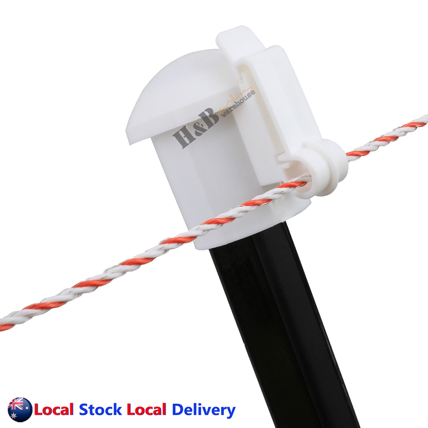 100 Pcs Cap Insulators Star Picket Insulator Electric Fence Post Poly ...