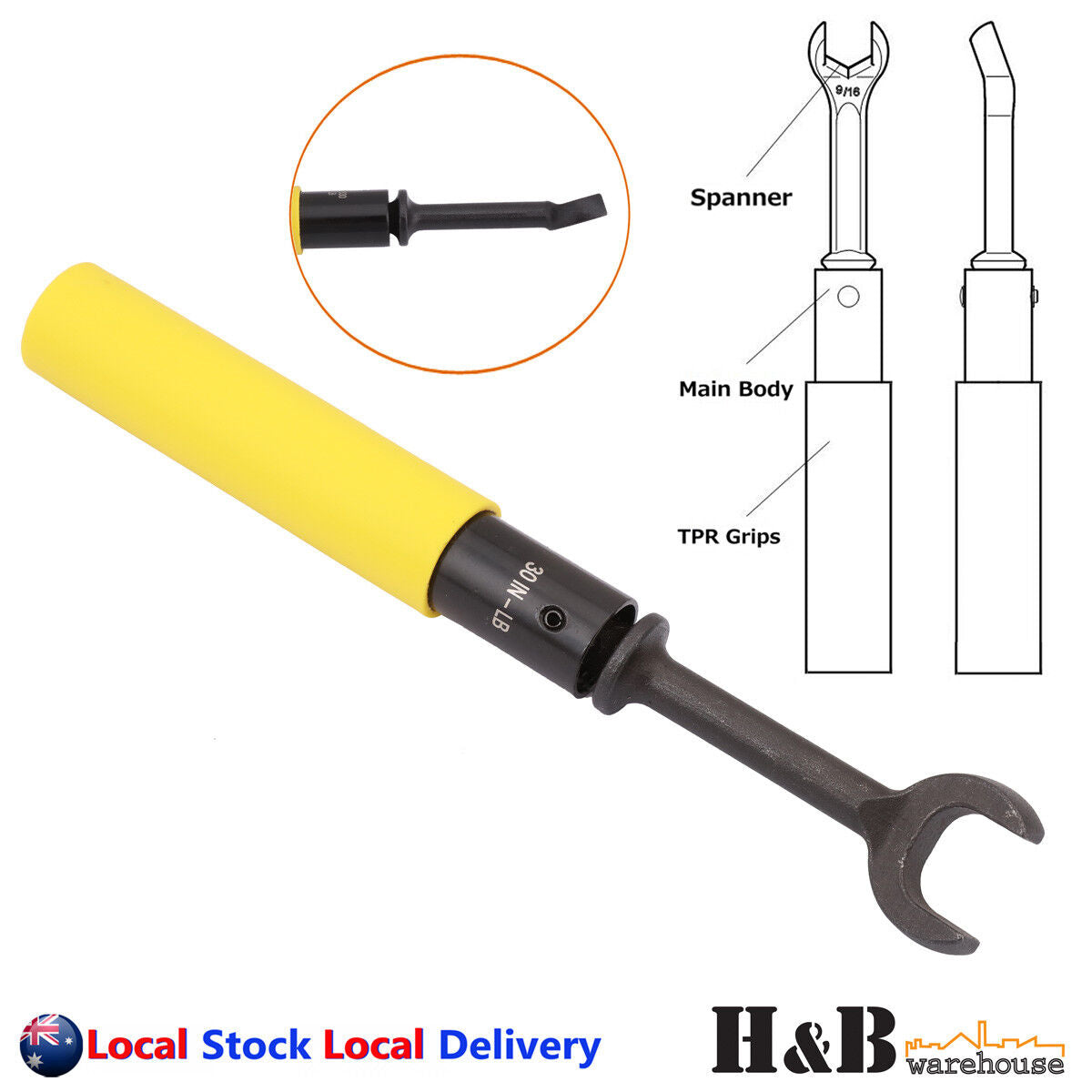 Telstra NBN Tools / HFC RG11 Torque Wrench 30lbs Preset 9/16" RG11 F c ...