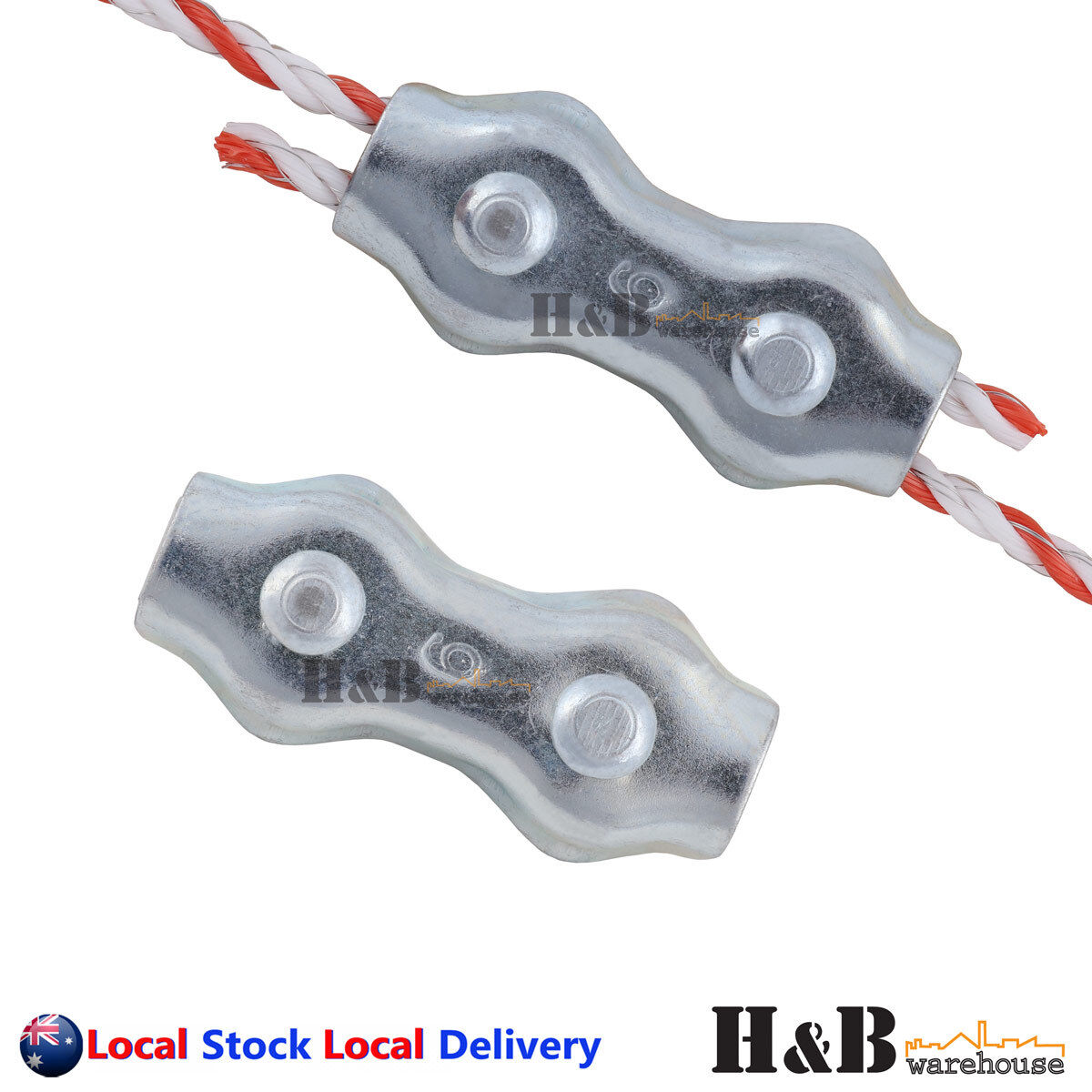10 Electric Fence Joiners Poly Wire Joiner Rope Braid Connector – H&B ...