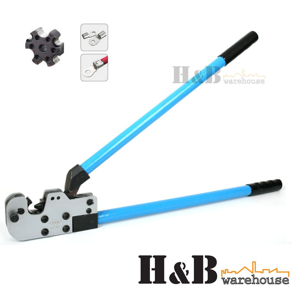 8 - 95 mm² Battery Terminal Cable Lug Anderson Plug Crimp Crimper Crim ...