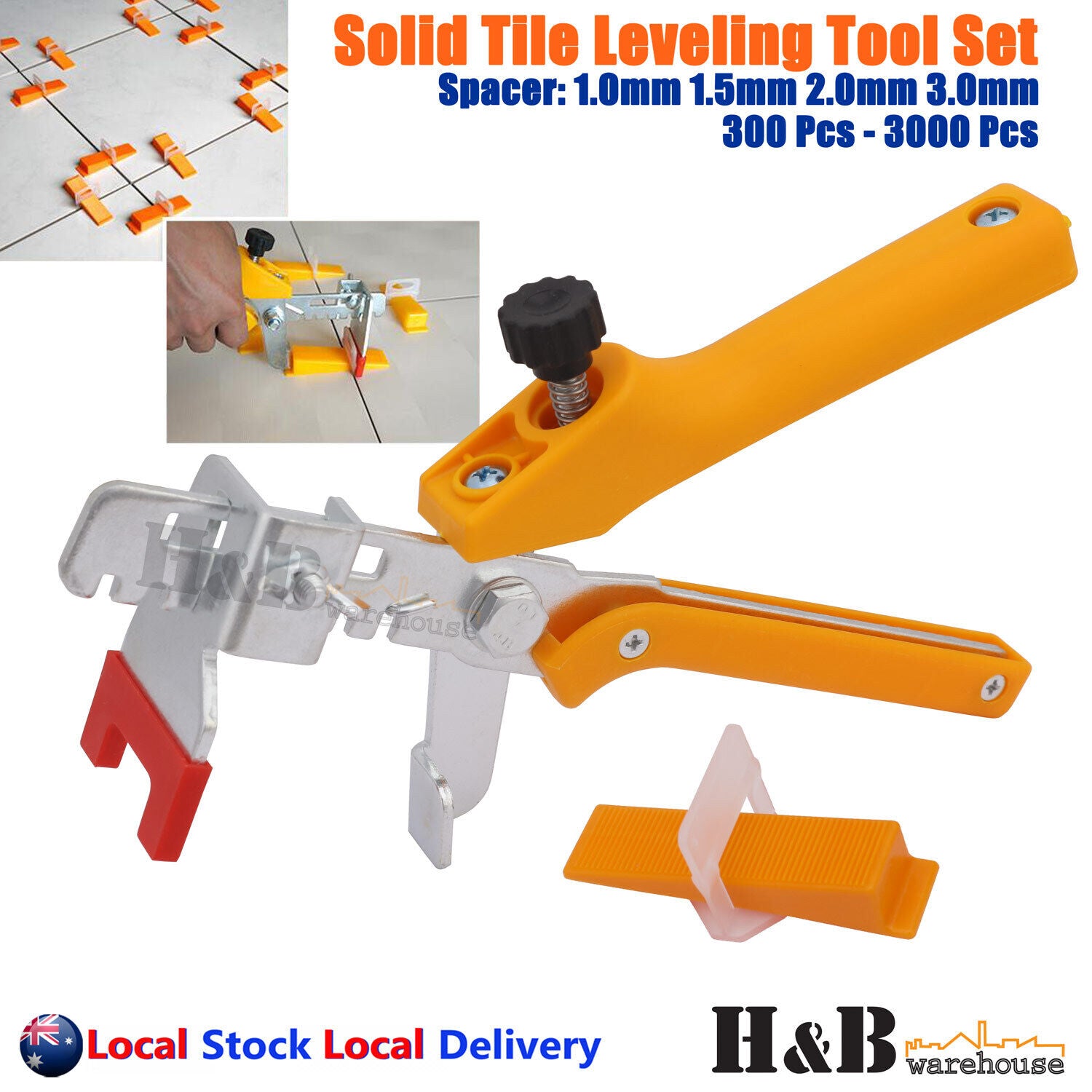Tile Leveling System Clips Spacer Levelling Tiling Tool Floor Wall BUL ...