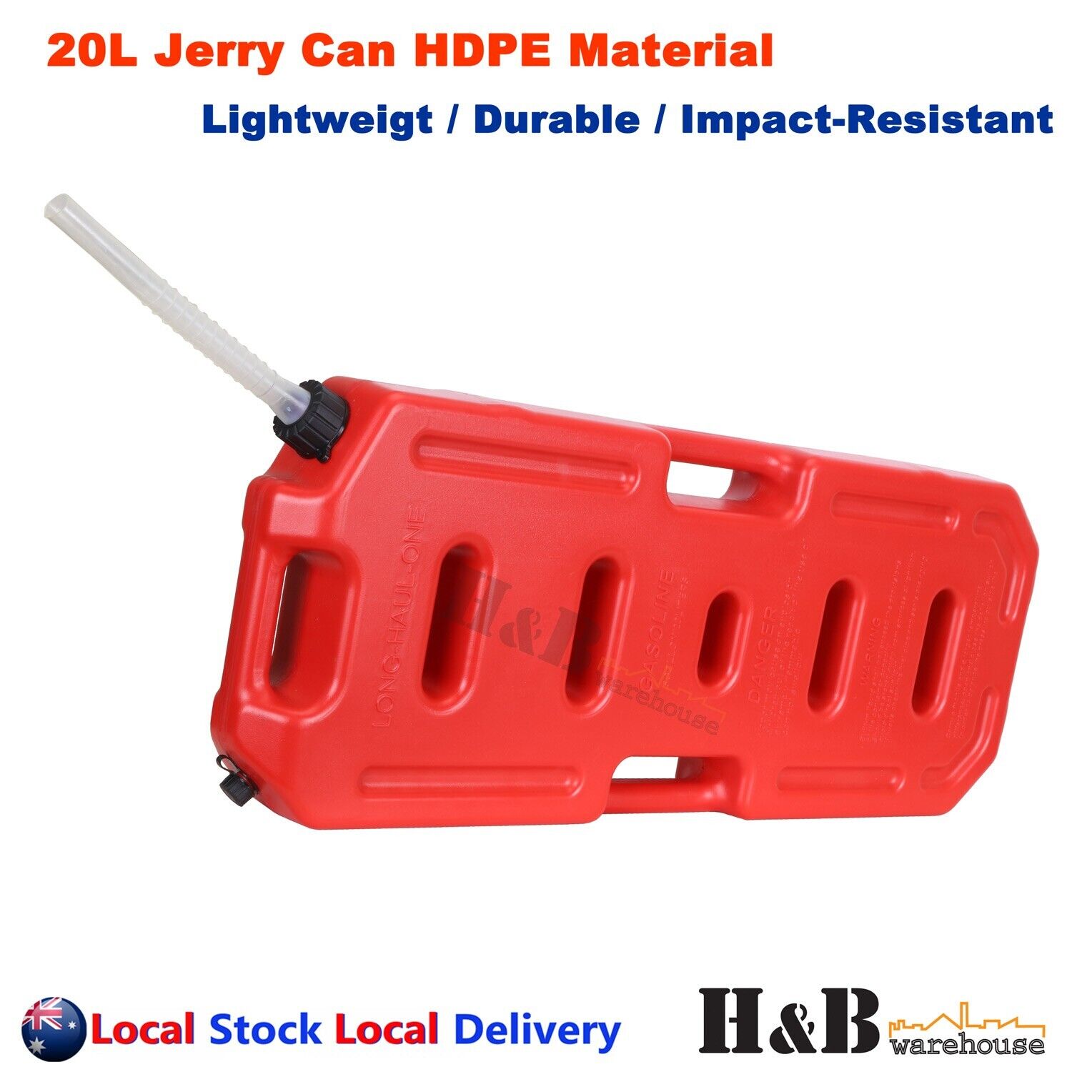 Heavy Duty 20L Jerry Can Fuel Petrol Container Spare Tank 4WD Off Road ...