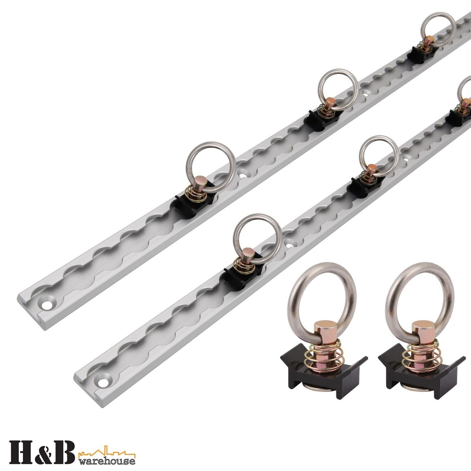 (2Tracks+8Rings) 1.8M L Track Anchor Track – H&B Warehouse