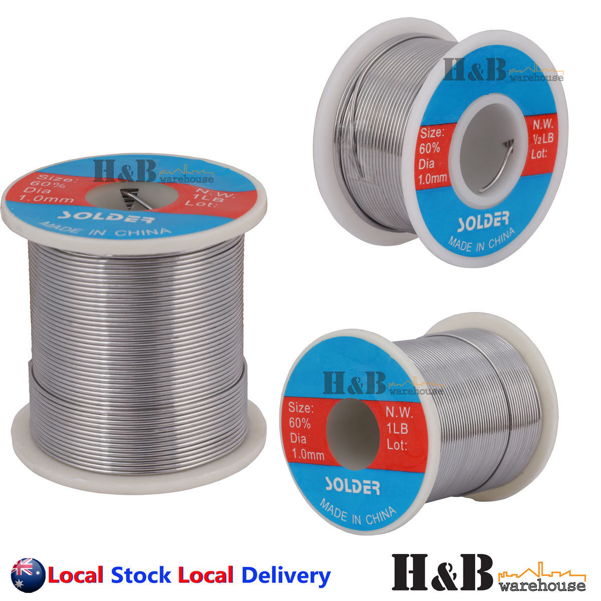 60/40 Solder Soldering wire Tin Lead Rosin Core 2% Flux 0.8mm -2.0mm 2 ...